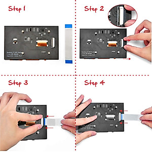 OSOYOO 5 Inch DSI Touch Sceen Capacitive LCD Display 800x480 for Raspberry Pi 4 B 3 Model B+ 2 Plug and Play Monitor Compatible with Raspbian Ubuntu Kali RetroPie Windows 10 IOT