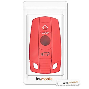 kwmobile Key Cover Compatible with BMW - Red