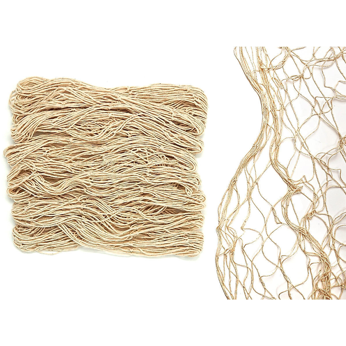 Natural Color Fish Net Party Decor for Nautical Themes