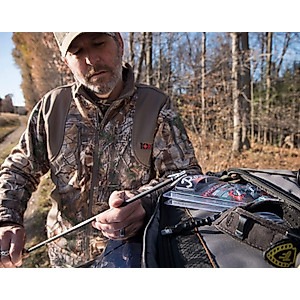 RAGE Hypodermic 2-Blade 100 Grain Broadhead with Exclusive Hybrid Tip, One Piece Stainless Steel Ferrule, Shock Collar Technology, .035” Stainless Steel Blades and a 2”+ Expandable Cut - 3 Pack