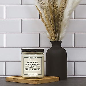 Housewarming Gifts New Home for Women, Men | Unique Decorations | House Warming Gifts 2024 | New Apartment Home Gifts | Funny Housewarming Candle Gifts | Neighbor Gifts | Soy Candle - Made in USA