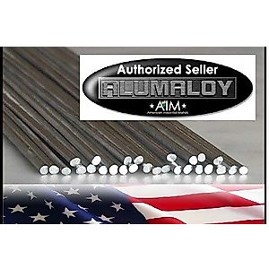 Alumaloy 20 Rods - USA Made, As Seen on TV, 1/8" x 18" Simple Welding Rods, Aluminum Brazing/Welding Rods, Aluminum Repair…
