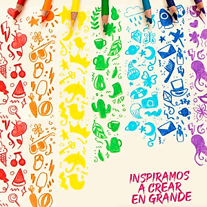 Prismacolor Colored Pencils Set, Assorted Colors, Pack of 24, Junior 4.0mm…