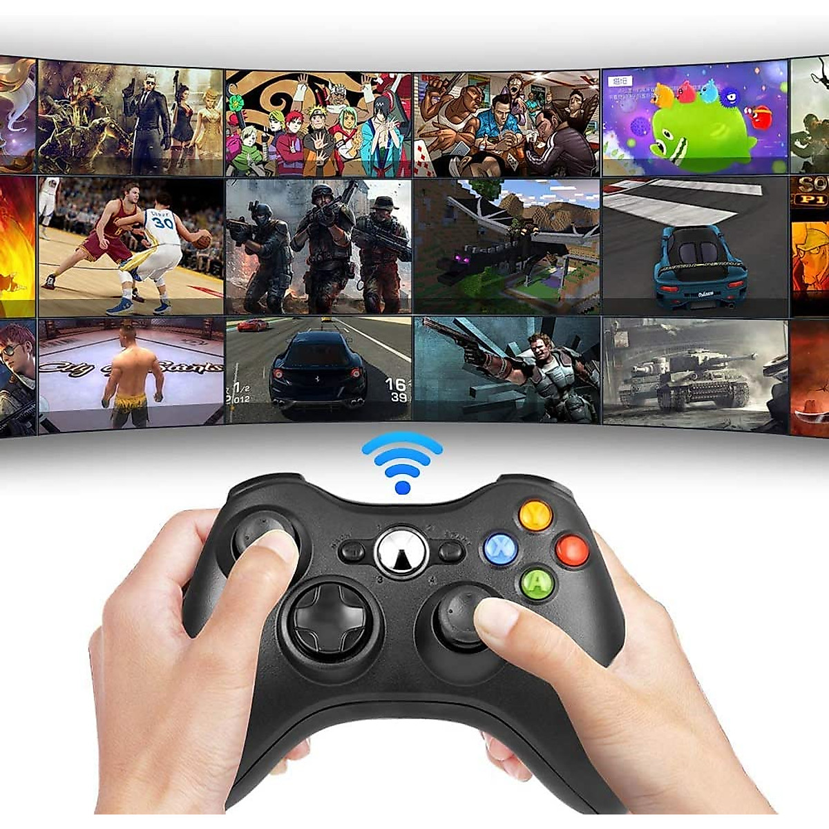 YUDEG Xbox 360 Wireless Controller Joystick Gampad for Xbox 360 PC Windows 7