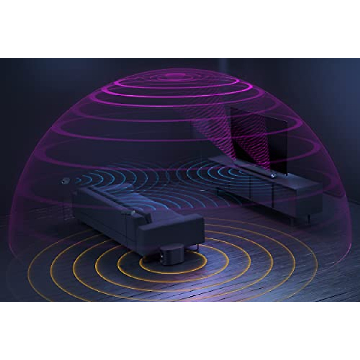 VIZIO M-Series Elevate 5.1.2 Immersive Sound Bar with 13 High-Performance Speakers, Dolby Atmos, DTS:X, Wireless Subwoofer, Adaptive Height Speakers and Alexa Compatibility, M512E-K6, 2023 Model