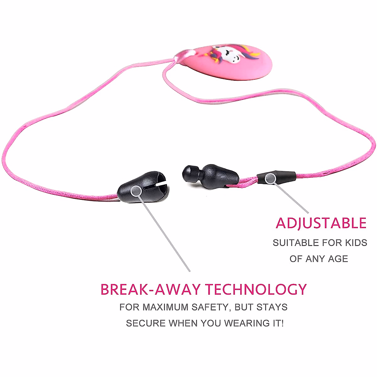 Xtra Tough Chew Necklace for Kids Girls (Exclusive) - Chewing Necklace Teething Necklace Teether Necklace Chew Toys Teething Toys - Designed for Chewing, Autism Sensory Teether Toy (2 Pack)