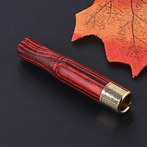 fengkengji Smoking Pipe Bit Straight Filter,Wooden Polish Smoke, 6mm/8mm Cigarette Holder,Smoking Pipe Bit