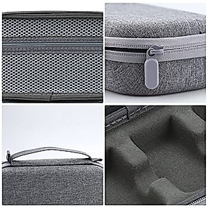 Drone Battery Hard Case, Gray Drone Battery Carrying Case Shockproof Scratch Resistant Nylon for Drone