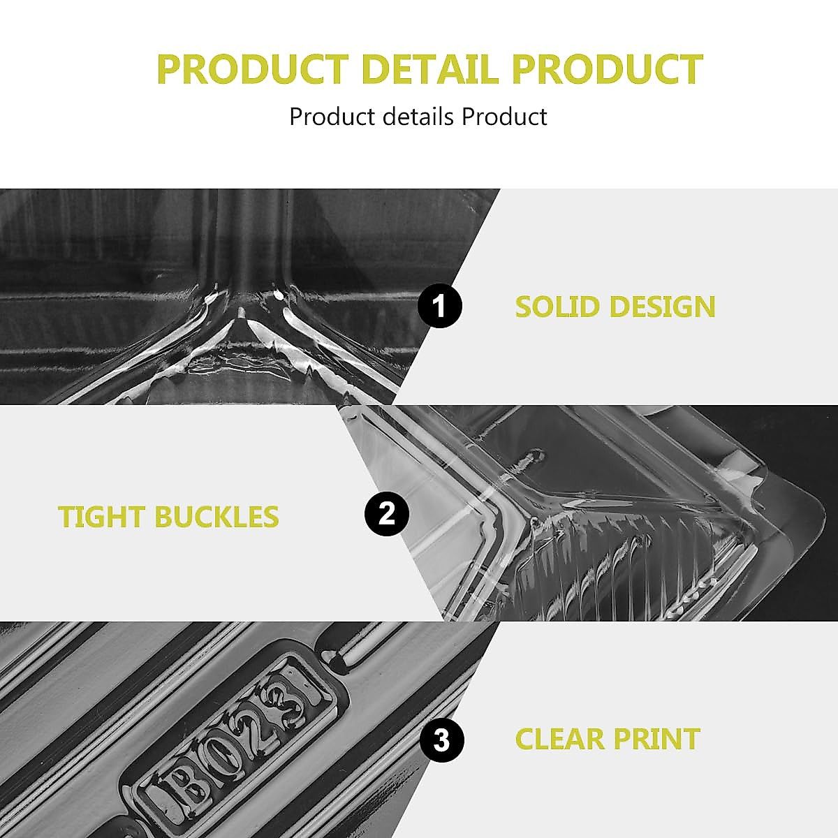 Hemoton 100pcs Clear Plastic Sandwich Packing Box Triangle Sandwich Holder Transparent Sandwich Container for Takeout and Lunch Packing