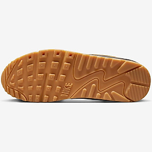 Nike mens Air Max 90 SE Shoes, Summit White/Safety Orange, 8.5