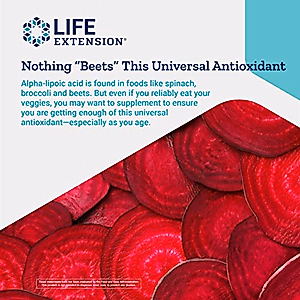 Life Extension Alpha-Lipoic Acid with Biotin - Alpha-Lipoic Acid Supplement Formula for Liver & Nerve Health and Cell Protection Support With Vitamin B- Gluten-Free, Non-GMO - 60 Capsules