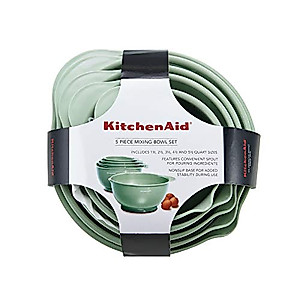 KitchenAid - KE178OSPIA KitchenAid Classic Mixing Bowls, Set of 5, Pistachio