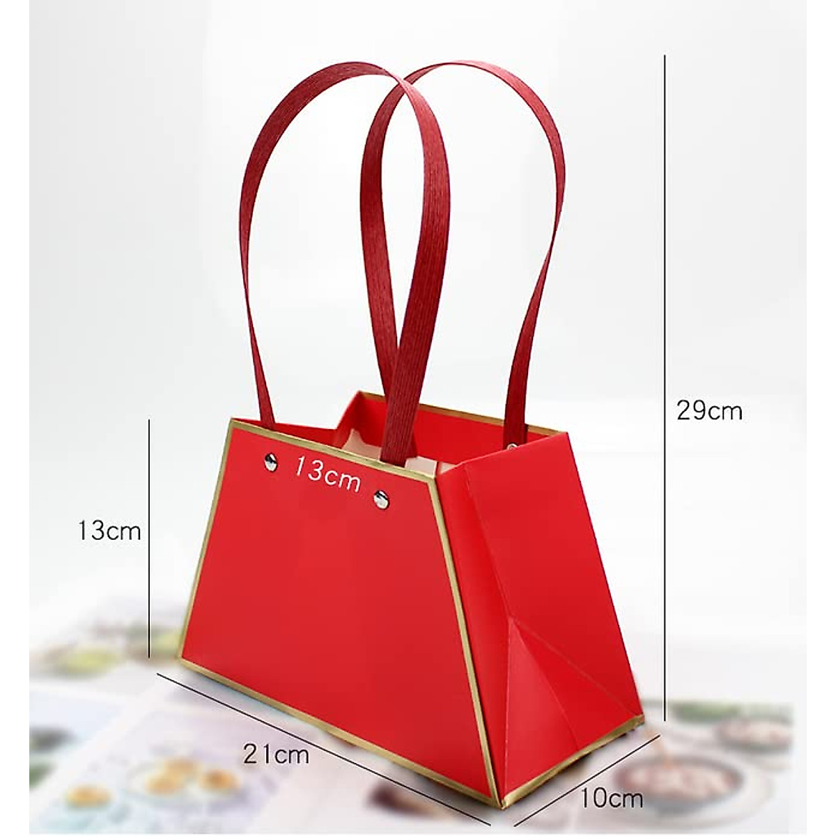 XICHEN 6 Counts/Colors flower gift bag,Florist Bouquet Supplies,DIY Crafts,Gift Packaging or Gift Box Packaging, Waterproof Floral Wrapping