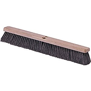 SPARTA Tampico Floor Sweep, Floor Brush for Cleaning, 24 Inches, Black