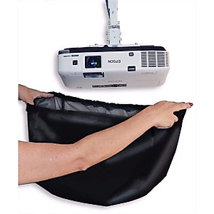 Projector Cover, Suitable for Ceiling Home and Outdoor Installation of Video Projector dust and Water Protection Cover, 13.7'' x 13.7'' x 8.6''