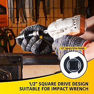 Anfrere M2 HSS Step Drill Bit for Impact Drills, 7/8", 1-1/8", 1-3/8" Black Cone Drill Bits for Steel Metal Sheet Hole Drilling Cutting, Multiple Hole Unibit, Stepped Up Bits Home Tools