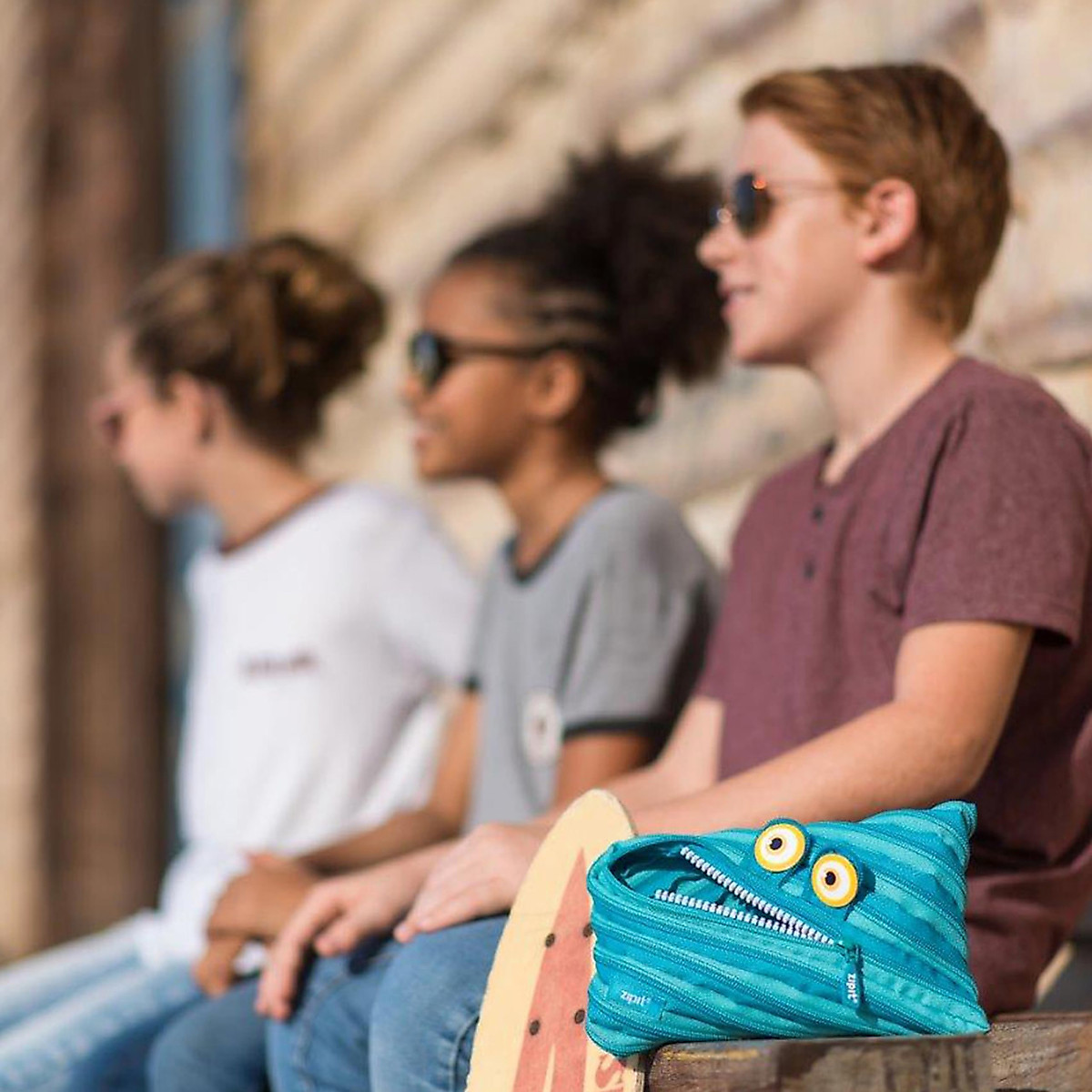 ZIPIT Jumbo Pencil Case, Blue, Jumbo Pencil Case