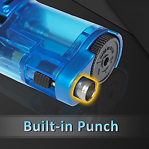 Zoocura Torch Lighter 2 Pack Triple Jet Flame Butane Torch Lighters Refillable Butane Gas Lighter Windproof Adjustable 3 Flame Lighter for Christmas (without Gas)