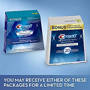 Crest 3D Whitestrips, Professional Effects, Teeth Whitening Strip Kit, 44 Strips (22 Count Pack)