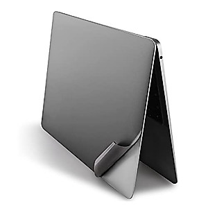 VFENG Premium 6-in-1 3M Protective Skin Decals for 2021~2023+ MacBook Pro 14.2-inch 14" M1 M2 M3(Model: A2442/A2779/A2992/A2918) with 2 Pack Screen Protector-Gray