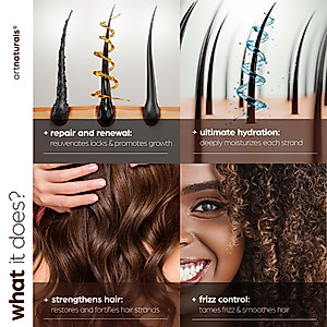 artnaturals Moroccan Argan Oil Hair Loss Shampoo & Conditioner Set - (2 x 16 Fl Oz / 473ml) - Sulfate Free Hair Regrowth for Men & Women