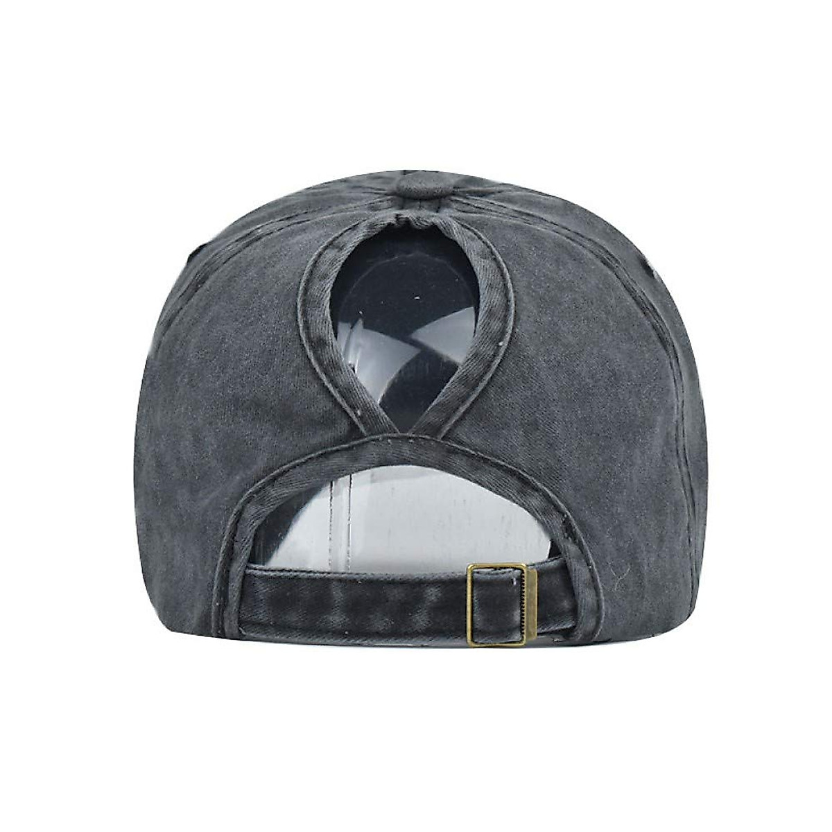 Criss Cross Ponytail Hat Washed Distressed Mesh Womens Baseball Cap Dad Hat Ponytail Hat for Women