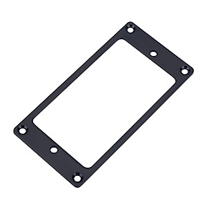 Humbucker Mounting Ring, Metal Pickup Ring, 2pcs Pickup Mounting Rings, Flat Humbucker Mounting Ring for Electric Guitars(black)