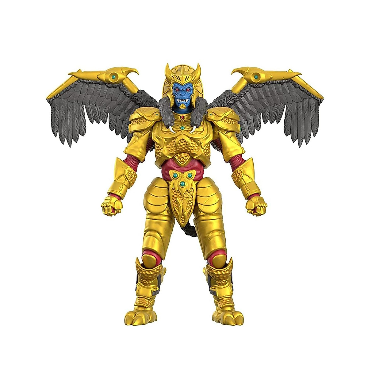 Super7 ULTIMATES! Mighty Morphin Power Rangers Goldar - 8" Power Rangers Action Figure with Accessories Classic TV Show Collectibles and Retro Toys
