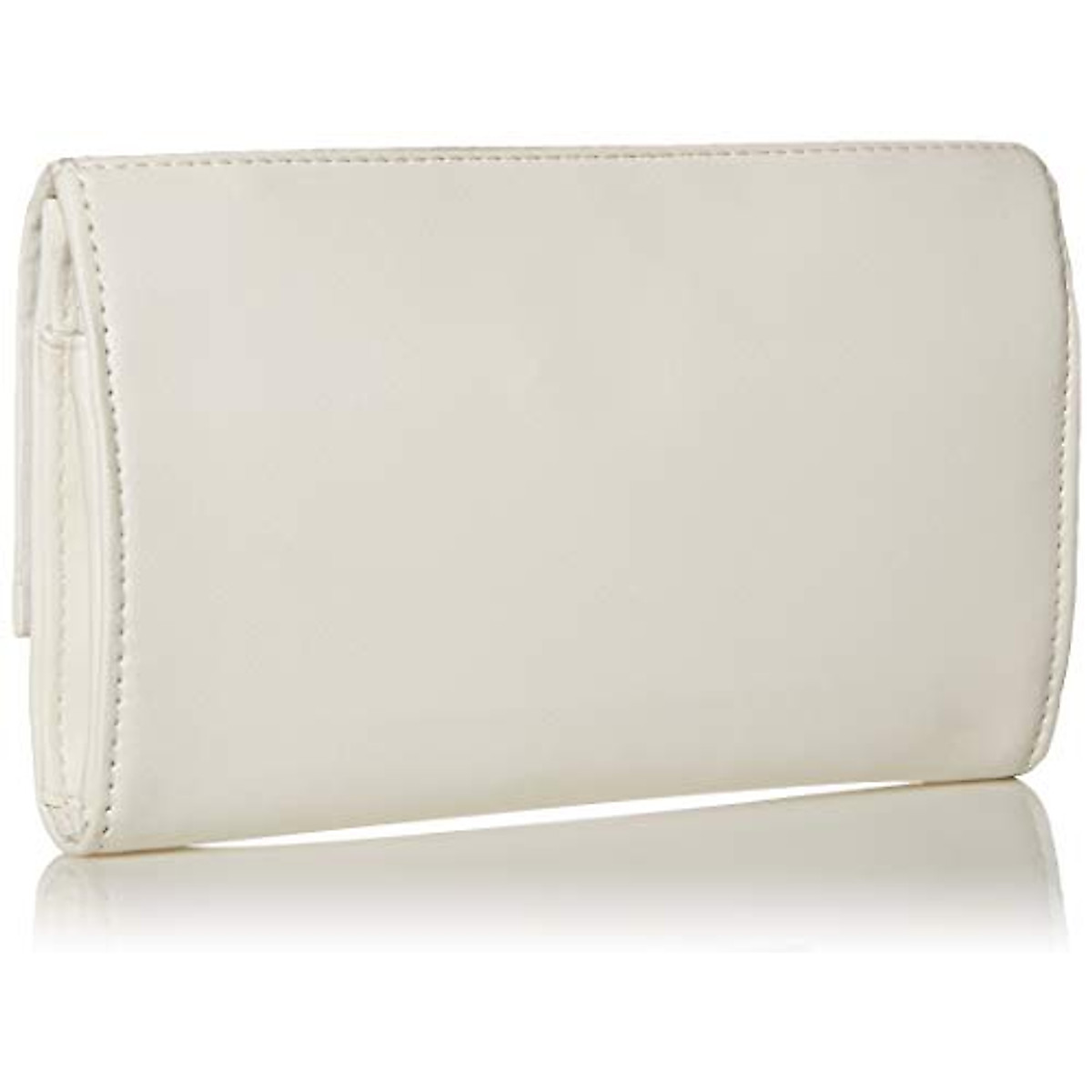 OES Eastern Star Cross Body Clutch Purse with Detachable Chain Shoulder Strap, White, Medium