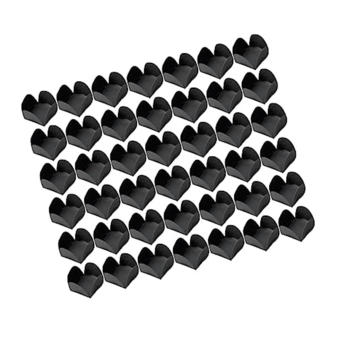 HEMOTON 200pcs Mini Chocolates Tulip Baking Cups Mini Cake Boxes Cupcake Wrappers Truffle Wrappers Cupcake Liner Chocolate Candy Cups Chocolate Tray Chocolate Paper Tray Candy Muffin Foil