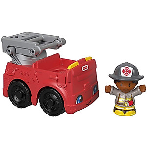 Fisher-Price Little People Rescue Fire Truck and Helpful Harvester Tractor Bundle