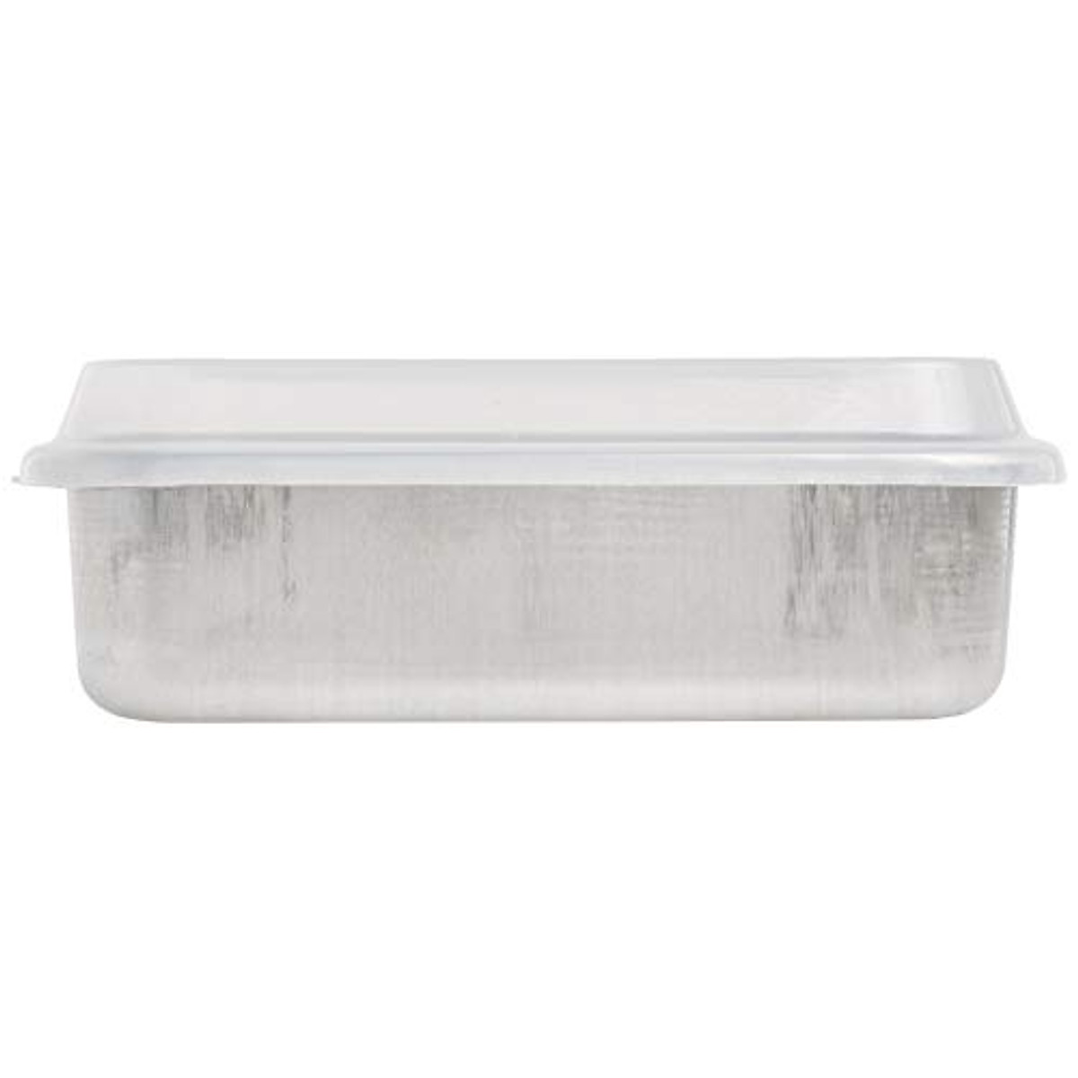 Nordic Ware Natural Aluminum Commercial Square Cake Pan with Lid, Exterior 9.88 x 9.88 Inches