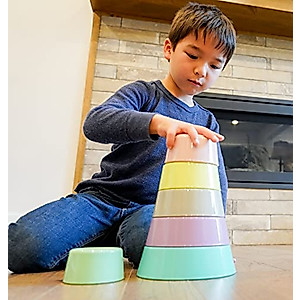 melii Stacking & Nesting Containers with Silicone Lids - 12 Pieces