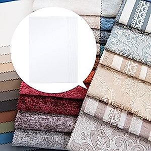 100 Pack 5.9 x 9.8 Inch White Backing Boards Fabric Organizer Boards Fabric Storage Boards for Clothing Organization DIY Card Photo Artwork