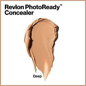Revlon PhotoReady Concealer Stick, Creamy Medium Coverage Color Correcting Face Makeup, Deep (006), 0.16 oz