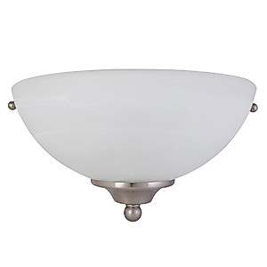 Design House 511584 Millbridge 1 Light Wall Light, Satin Nickel