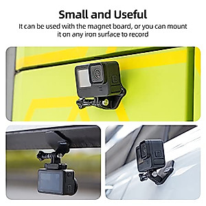 TELESIN Magnetic Chest Mount + Neck Strap + Phone Holder, 360° POV Invisible Selfie Necklace Lanyard Mounting Accessories Attach for GoPro Max Mini Hero 11 10 9 8 7 Insta360 DJI Action iPhone Android