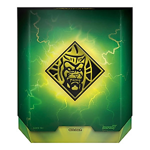 Super7 ULTIMATES! Mighty Morphin Power Rangers Goldar - 8" Power Rangers Action Figure with Accessories Classic TV Show Collectibles and Retro Toys
