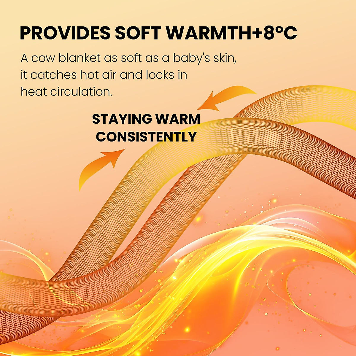 Throw Blanket Soft Brown Cow Blanket Fuzzy Cozy Blanket Lightweight Fleece Blankets Cute Stuff Decor Gifts for Teen Girls Boys Kids