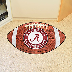 FANMATS 35629 Alabama Crimson Tide Football Rug - 20.5in. x 32.5in.