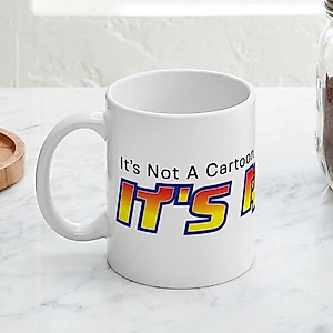 CafePress It's Not A Cartoon It's Anime Ceramic Coffee Mug, Tea Cup 11 oz
