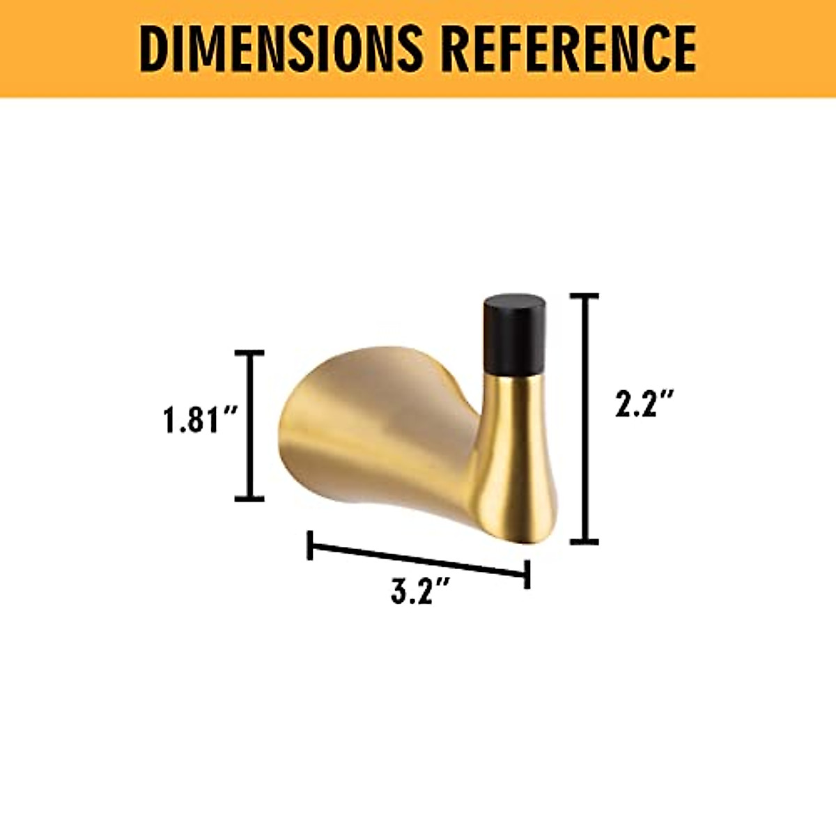 MsKorong Towel Hook, SUS304 Stainless Steel Coat Robe Clothes Hook, Hanging Wall Hook for Bathroom, Kitchen, Bedroom, 1 Pack