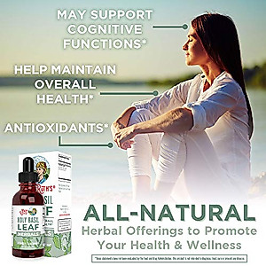 USDA Organic Holy Basil Drops & Black Cumin Seed Oil Bundle by MaryRuth's | Stress Relief | Supports Cognitive Function & Calmness | Antioxidant | Immune Support | Heart Health, Hair, and Skin.