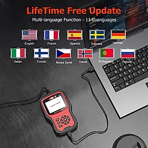 ANCEL VD700 Full Systems Diagnostic Tool Fit for Volkswagen VW Audi Skoda Seat, All Functions OBD2 Scanner Car Code Reader for VAG Vehicles with Battery Registration EPB Reset (Upgraded VD500)