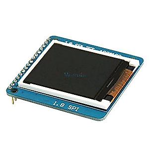 Midzoo 1.8 in 1.8 inch 128160 Serial SPI TFT LCD Module Display with PCB Adapter Power IC SD Socket ST7735R Driver IC for Arduino 51