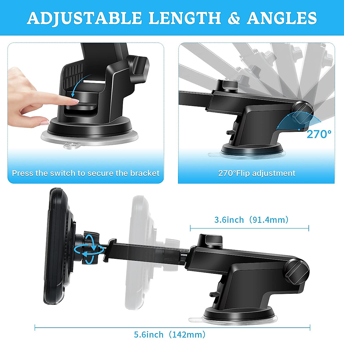 Gootus Baby Car Camera Mirror - Real 1080P Car Baby Camera with 5" AHD Monitor Night Vision, Car Mirror Baby Rear Facing Seat, Wide View Car Back Seat Camera for Newborns Infants Kids Toddlers