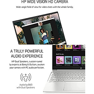 HP Latest Pavilion Laptop | 15.6" FHD IPS Touch | Intel 10-Core 1255U | NVIDIA GeForce MX550 | 64GB DDR4 2TB NVMe SSD | WiFi | USB-C | HDMI | Backlit KB | Windows 11 Home