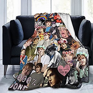 Blanket Bo Burnham Soft Warm Fluffy Lightweight Blanket for Throws Blankets All Season for Bedroom Living Room (50"x40")