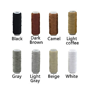 OVLORT Upholstery Repair Kit 29-Pack, Leather Craft Tool Kit Leather Hand Sewing Needles Canvas Thread and Needles Tape Measure Large-Eye Stitching Needles for Leather Repair