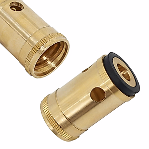 2 Pcs B-21K Faucet Handle Stem/Spindle Cartridge Kits Replacement, for Hot&Cold Sides